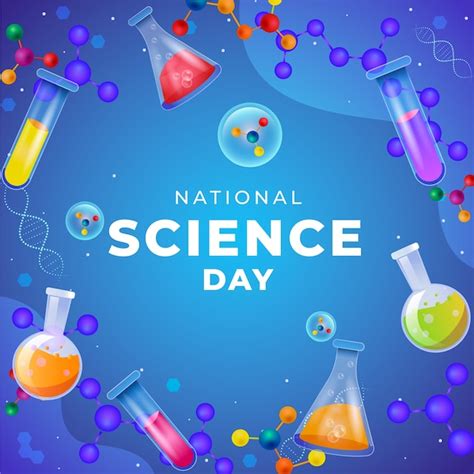 Premium Vector Gradient World Science Day Illustration Premium Vector Gradient World Science Day Illustration