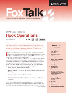 Fillable Online OOP Design Patterns Fax Email Print PdfFiller