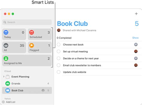 View Reminders On Mac Apple Support