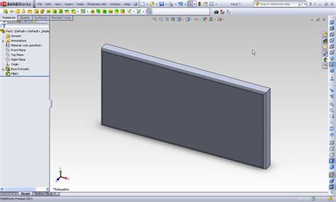 Tutorial Scribing Embossing A Text On A Surface In Solidworks