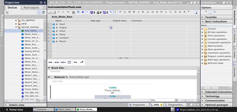 difference between fc and fb in tia portal