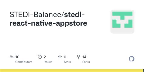 Issues · Stedi Balancestedi React Native Appstore · Github