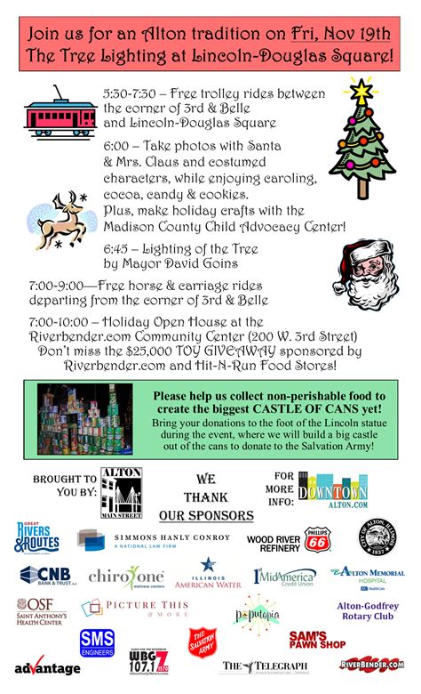 Alton Community Tree Lighting Alton Main Street