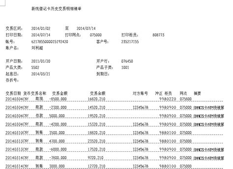 中国银行对私流水帐模板 首页 银行流水效果图 银行流水软件 银行流水账打印软件 银行流水模板 最新版流水软件 银行流水制作 银行字体 银行流水打印纸