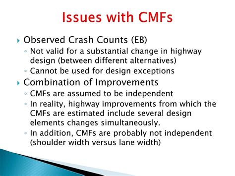 Ppt Crash Modification Factors And Functions Powerpoint Presentation Id 2079000
