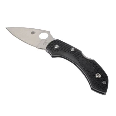 Spyderco Dragonfly 2 Lightweight Black FRN PlainEdge Folding Knife ...