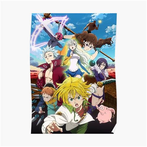 Seven Deadly Sins Posters Redbubble