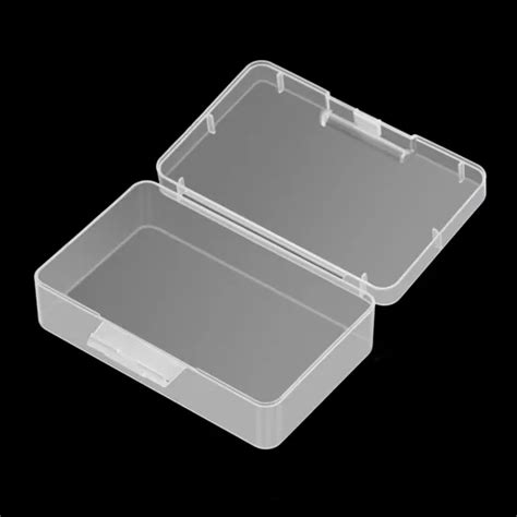 Rectangular Plastic Boxes Empty Storage Organizer Containers With