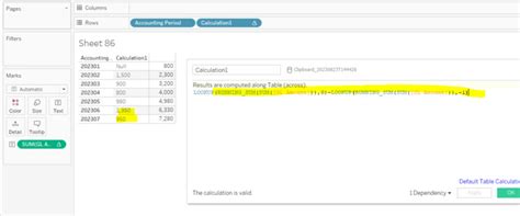 How To Create A Calculated Field For The Difference Between Current Month Ytd Vs Prior Month Ytd