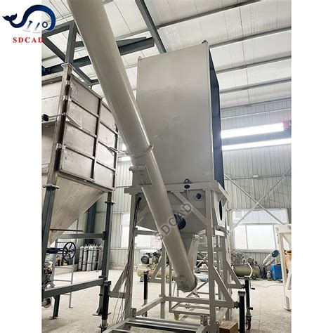 Mobile Big Bag Discharging And Manual Debagging System For Recycling