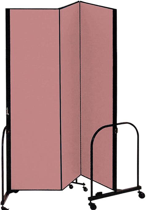 Screenflex Cfsl803 Mauve Portable Room Divider Number Of Panels 3 8 Ft