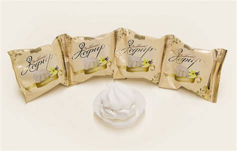 Белевский зефир «Ванильный в индивидуальной праздничной упаковке