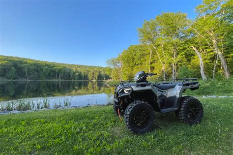 The 2023 Polaris Sportsman 570 Ride Commands Navigation System Is A Brilliant Party Piece Out