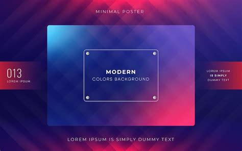 Premium Vector Vibrant Abstract Gradient Background