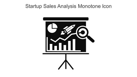 Startup Sales Analysis Monotone Icon In Powerpoint Pptx Png And Editable Eps Format PPT Template
