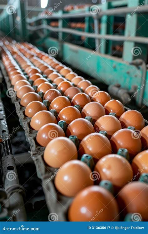High Capacity Egg Sorting Machine In A Commercial Egg Production Facility For Enhanced