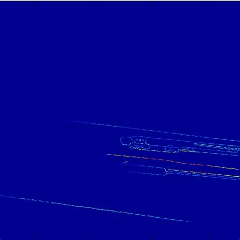 Results Using Matlabs Jet Colormap Showing A 700nm Band From