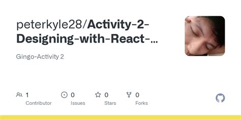 Github Peterkyle Activity Designing With React Native Gingo Activity