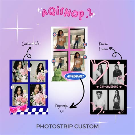 Anniversary Photosstrip 4 Custom Boxes Printing Snpashot Photodouble