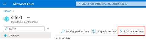 Upgrade A Packet Core Instance Azure Private 5g Core Microsoft Learn