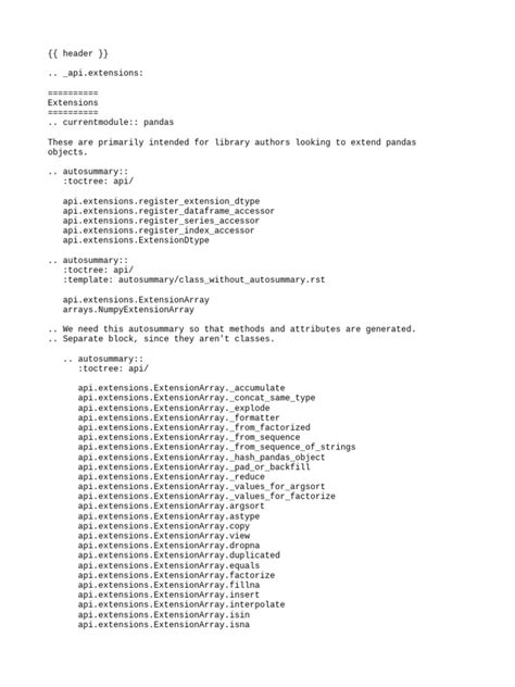 Extensionsrst Pdf Computer Programming Computing