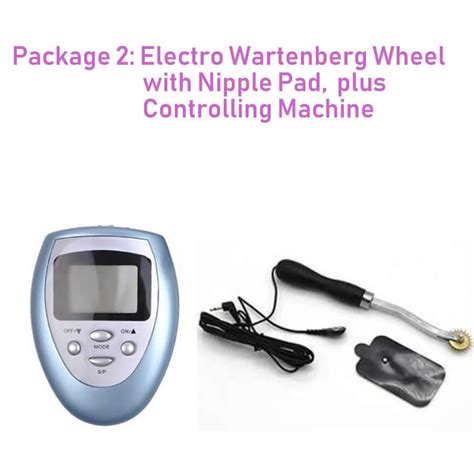Electrical Shock Sex Toy Electro Stimulation Wartenberg Wheel Pinwheel With Nipple Pad New