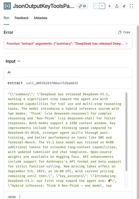 Any Best Practices About Extract Structured Json Output From Model Product Help Langchain Forum