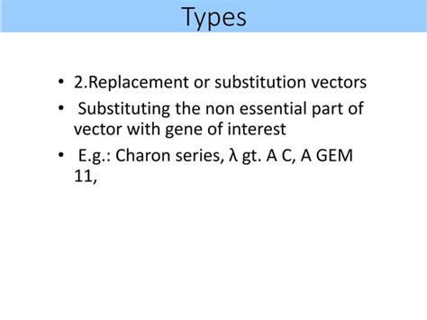 Presentation Of Lambda Phage Vactorpptx Genetics Science