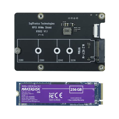 Pcie Hatbase For Raspberry Pi 5 With Makerdisk Nvme Ssd