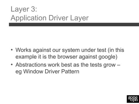 Automated Acceptance Tests And Tool Choice Ppt