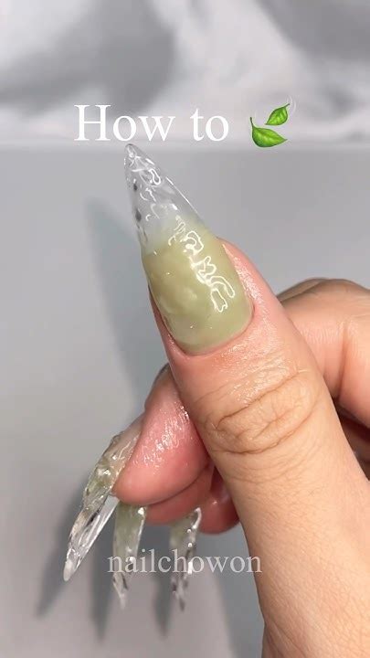 초록초록 청량함 🍃 여름네일 셀프네일 Youtube