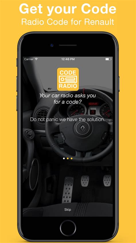 Iphone Için Radio Code Renault İndir