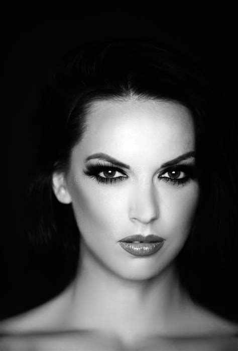 Sensual Fashion Woman Face Close Up Beauty Portrait Of Young Woman