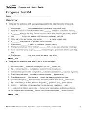 Upp Int Progress Test Unit A Pdf Progress Test Unit Test A Progress Test A Name Grammar