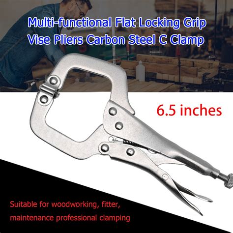 C Clamp Weld Clip Woodwork Fix Plier Pincer Tong T Vicedeal