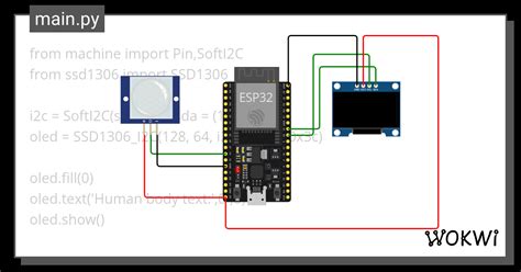 基于超声波传感器和oled的实时测距 1 Wokwi Esp32 Stm32 Arduino Simulator