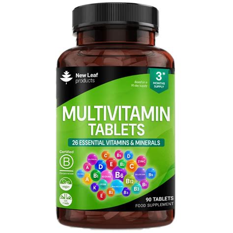 Nur Heute €809 New Leaf Products Multivitamin Plus Iron 26