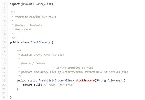 Solved This Class Is Missing Javadoc But That Is Ok
