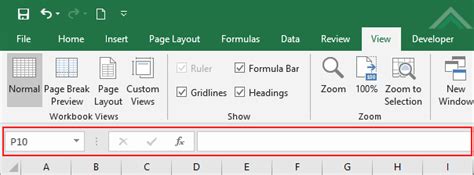 Show The Formula Bar Excel And Vba Exceldome