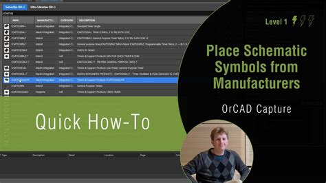 How To Place Schematic Symbols From Manufacturers Ema Design Automation