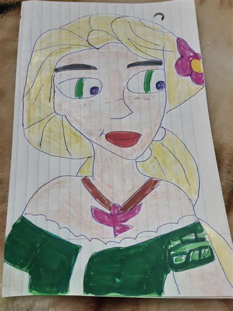 Tangled Series Rapunzel Wearing Green By Aliciamartin851 On Deviantart
