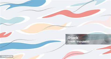 수동 그리기 요소 템플릿의 추상 무료 모양 디자인 패턴 아트워크 물결 모양의 템플릿의 점 라인 패턴 스타일로 장식합니다 일러스트