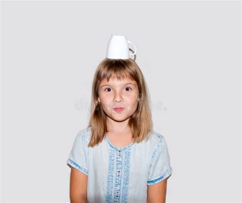 Girl And Cup Stock Image Image Of Handsome Beauty Female 44929225