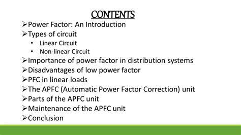 Automatic Power Factor Correction PPTX