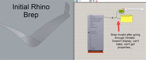 Brep Goes Invalid Between Grasshopper Files Grasshopper Mcneel Forum