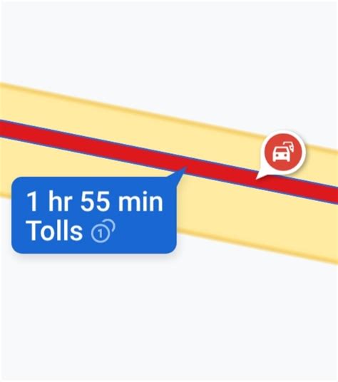 There Is A Round Symbol On Google Maps Which Have Red Background With A Car What Does It Mean