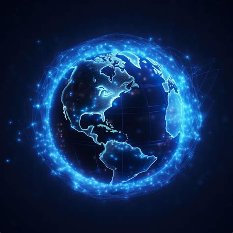 Premium Ai Image Global Wireless Data Networking Service Concept Premium Ai Image Global Wireless Data Networking Service Concept