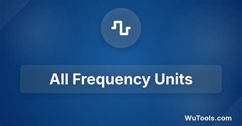 Frequency Unit Converter Hz Khz Mhz Ghz Rpm