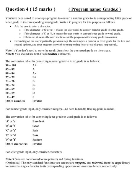 Solved Question 4 15 Marks Program Name Gradec You