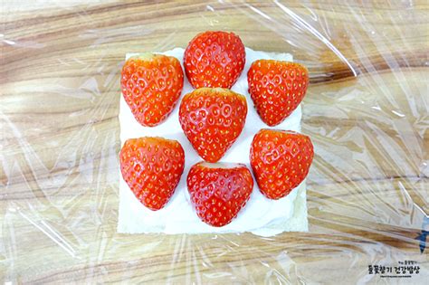 딸기샌드위치 만들기 생크림 만들기 생크림 활용 요리 생크림빵 네이버 블로그